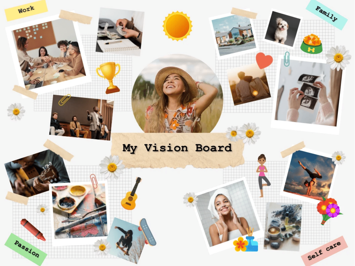 What is a vision board and how to make one - Tarot from Scratch